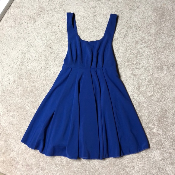Xtaren | Dresses | Nwot Royal Blue Flowy Mini Dress | Poshmark
